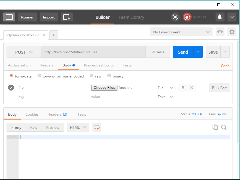 JSM85 Testing File Upload Using Postman